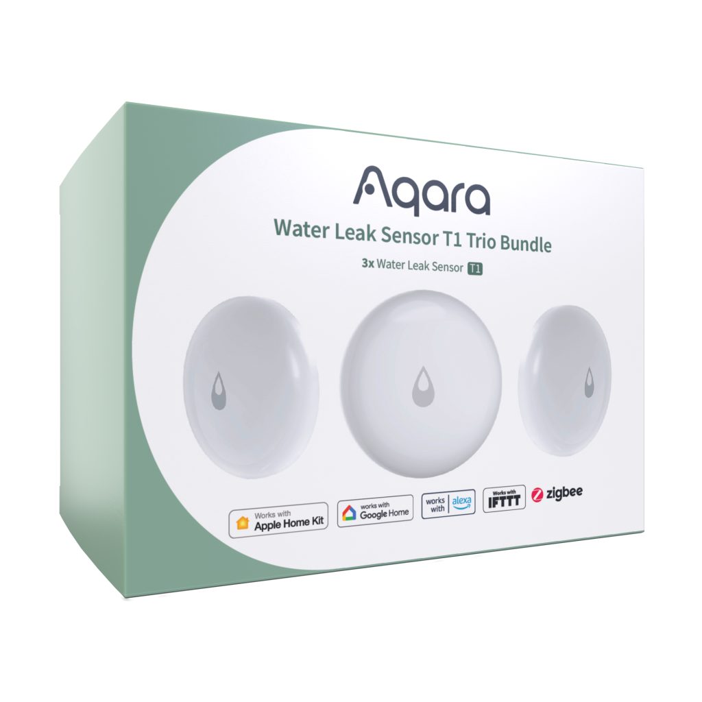 Aqara Water Leak Sensor T1 Trio Bundle - Aqara UK Shop