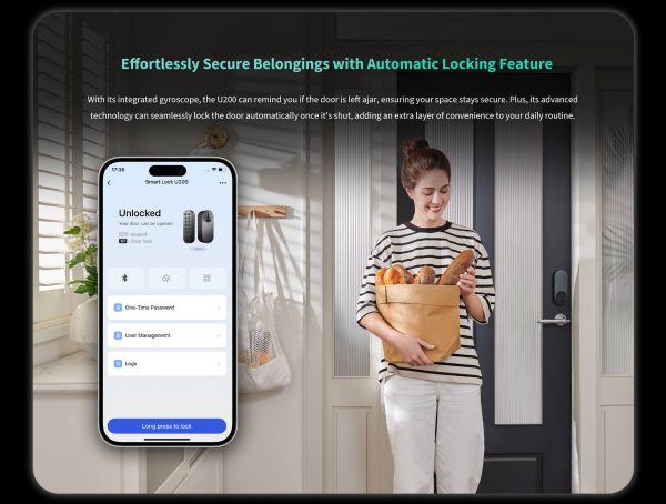 Aqara Smart Lock U200+ Kit | HomeKit Smart lock | Keyless | Aqara UK Shop