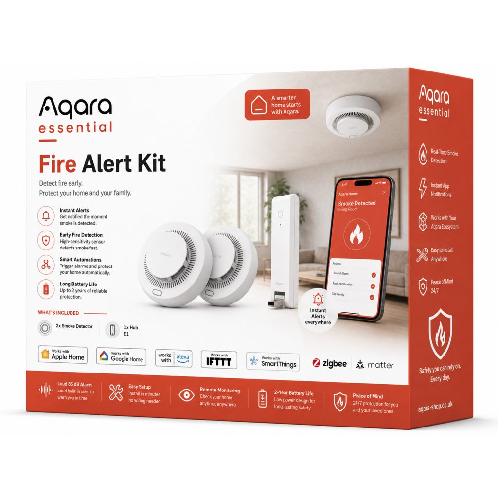 Aqara Essential Fire Alert Kit - Aqara UK Shop